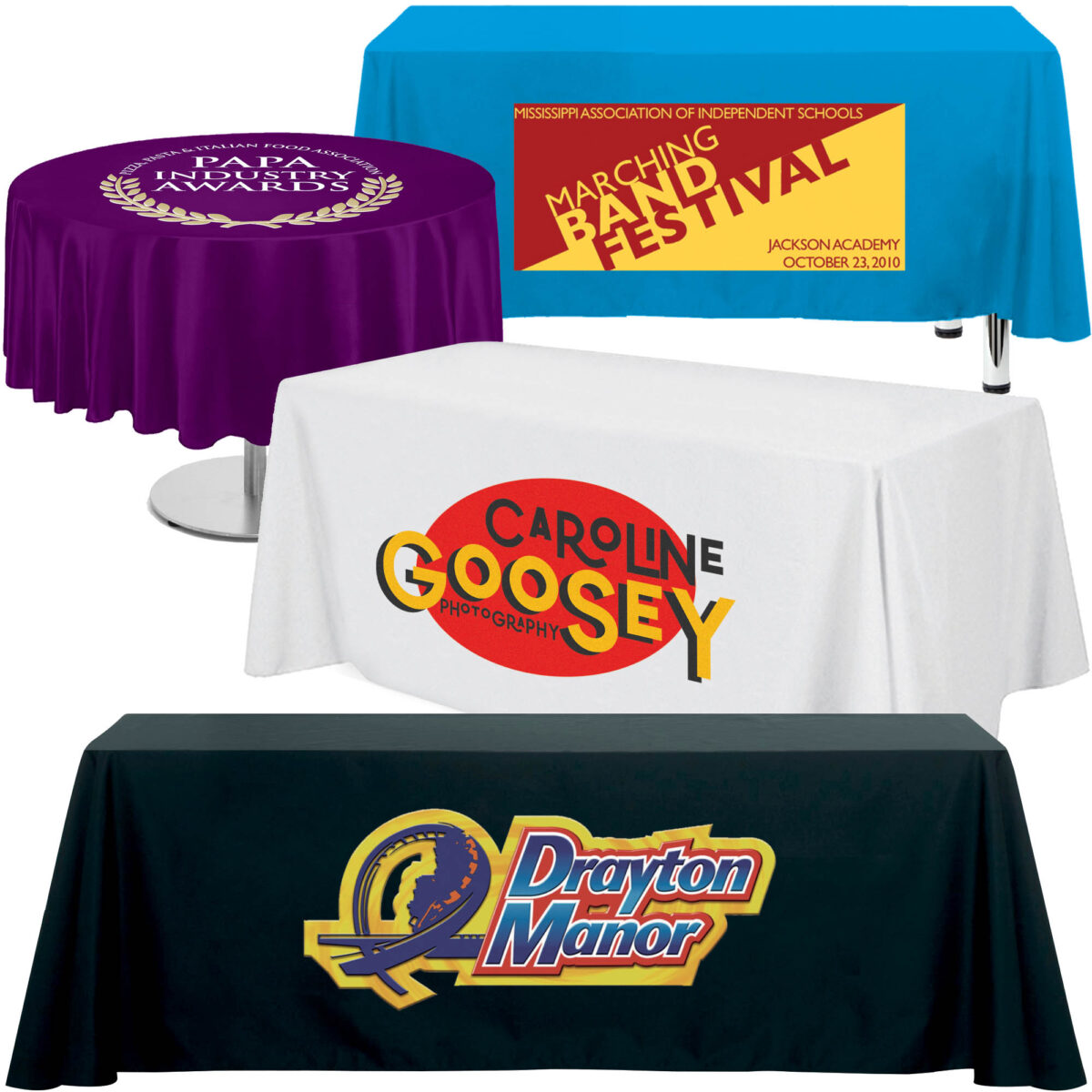 Custom Table Throw- 8’ Tables – iTrade Pay Marketplace